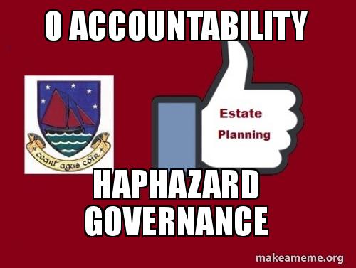 0 accountability haphazard governance Meme Generator