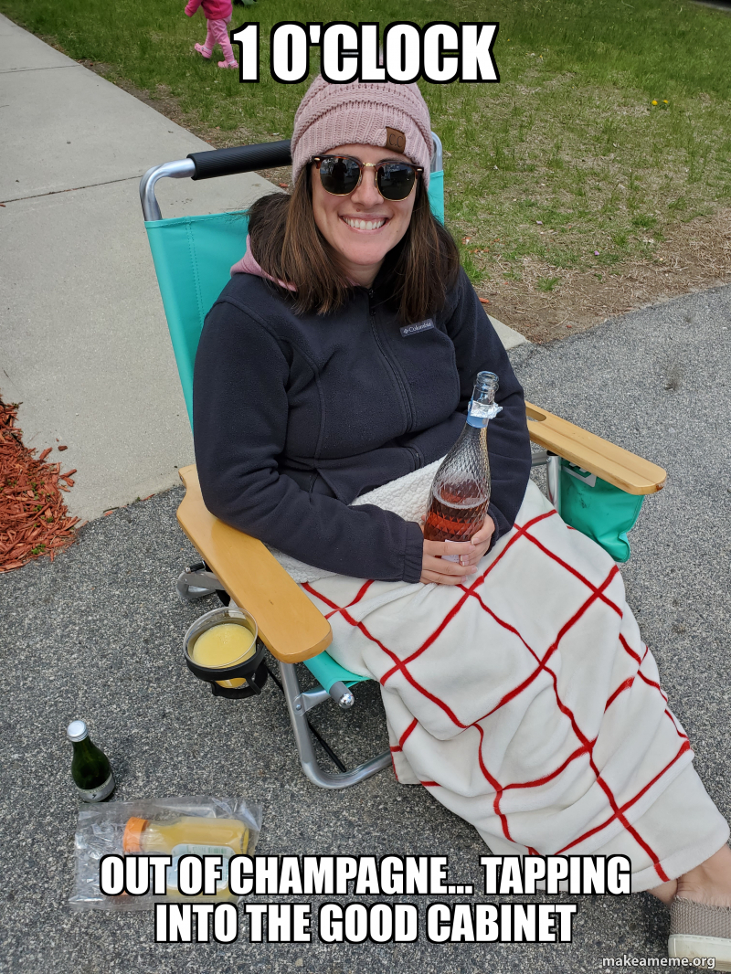 1 o'clock out of champagne... tapping into the good cabinet Meme Generator