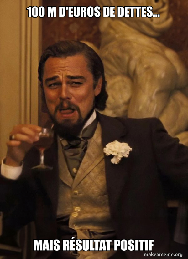 100 M d'euros de dettes... Mais résultat positif - Leonardo DiCaprio ...