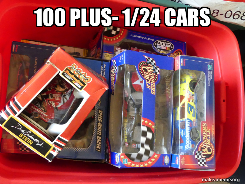 100 plus- 1/24 cars Meme Generator