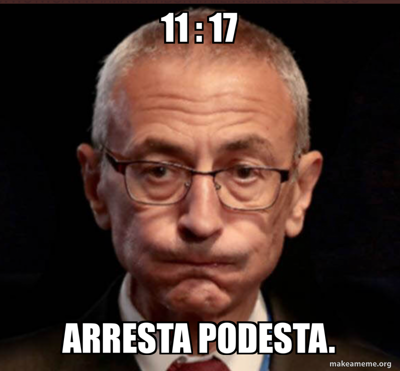 11 : 17 Arresta podesta. Meme Generator