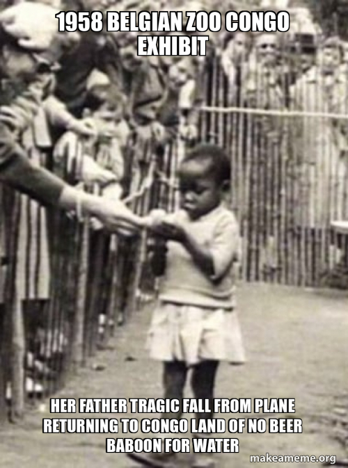1958 Belgian zoo congo exhibit Her father Tragic fall from plane ...