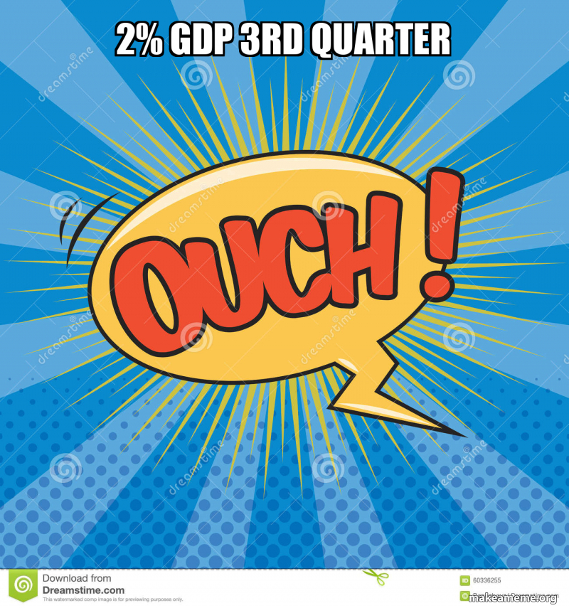 2% GDP 3Rd quarter Meme Generator