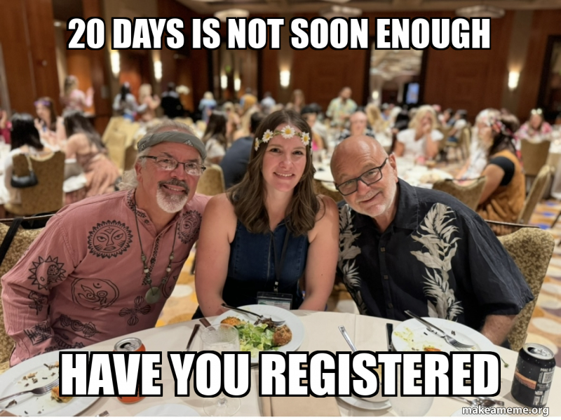 20 days is not soon enough Have you registered Meme Generator
