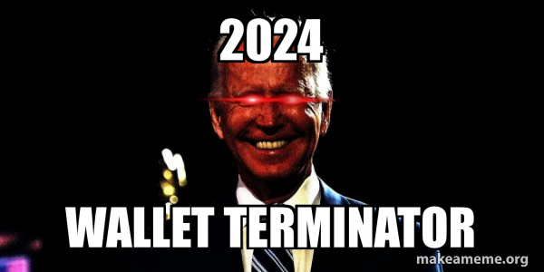 2024 Wallet Terminator - Dark Brandon Meme Generator