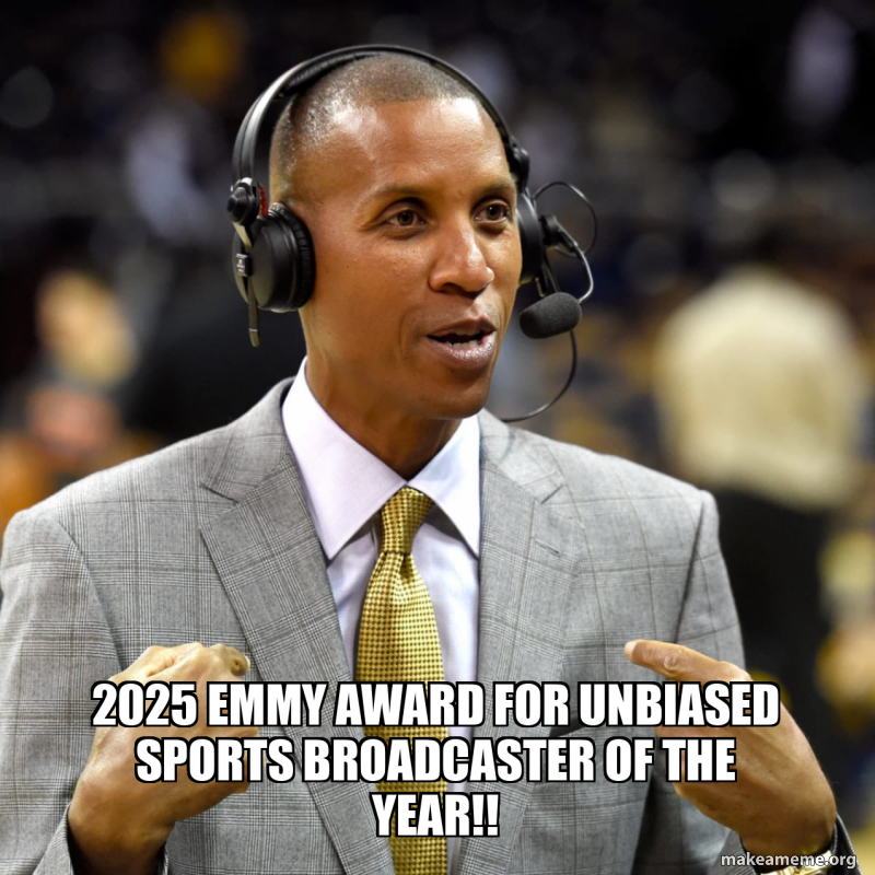 2025 Emmy award for unbiased sports broadcaster of the year!! Meme ...