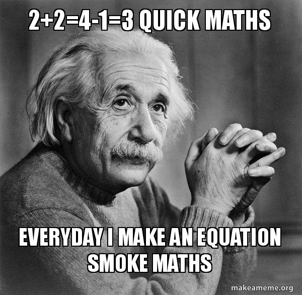 2 2 4 1 3 Quick Maths Everyday I Make An Equation Smoke Maths Serious