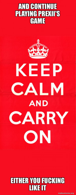 Keep Calm and Carry On Meme Generator Template