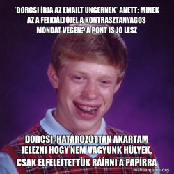 Bad Luck Brian Meme Generator Template