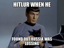 Spock and Cat Meme Meme Generator Template