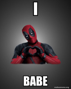 Deadpool Heart Hands Meme Generator Template