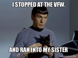 Spock and Cat Meme meme generator