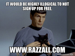 Spock and Cat Meme Meme Generator Template