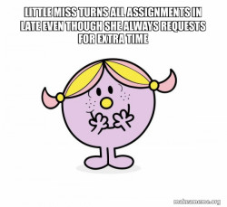 Little Miss Meme Generator Template