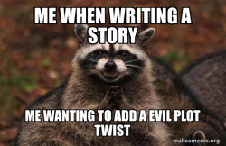 Evil Plotting Raccoon Meme Generator Template