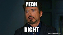 Tony Stark Eye Roll Meme Generator Template