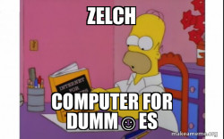 Computer Homer Meme Generator Template