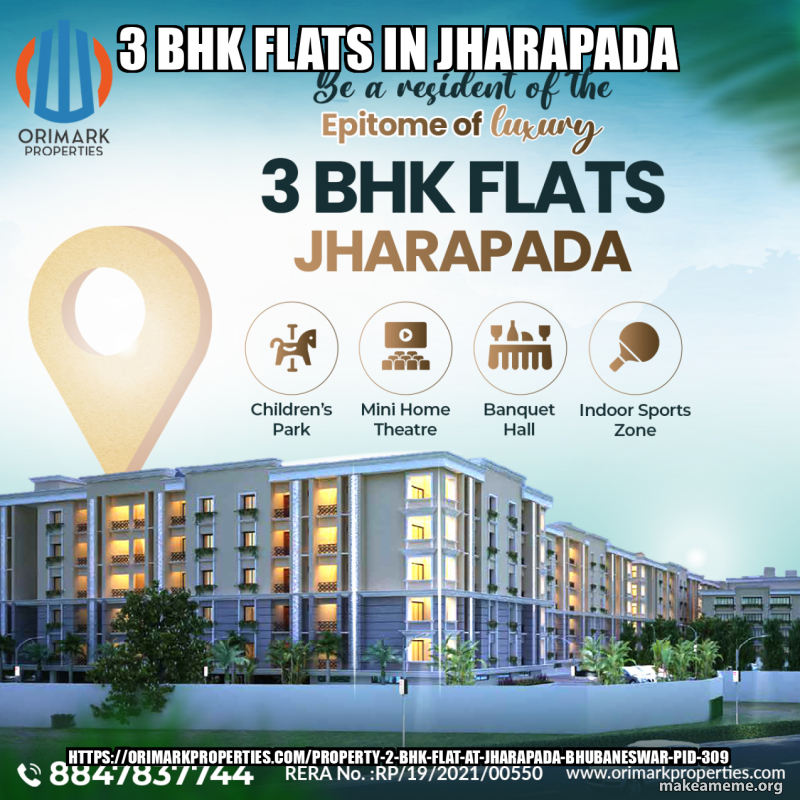 3 BHK Flats in Jharapada https://orimarkproperties.com/property-2-BHK ...