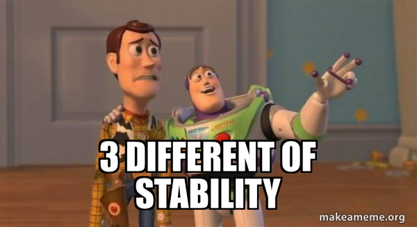 3 Different of Stability - Buzz and Woody (Toy Story) Meme Meme Generator