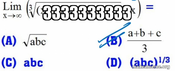 3333333333 Meme Generator