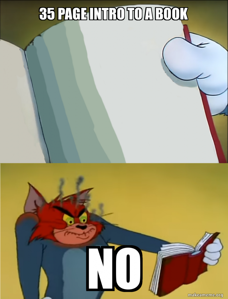 35 page intro to a book no - Scarlet letter Meme Generator