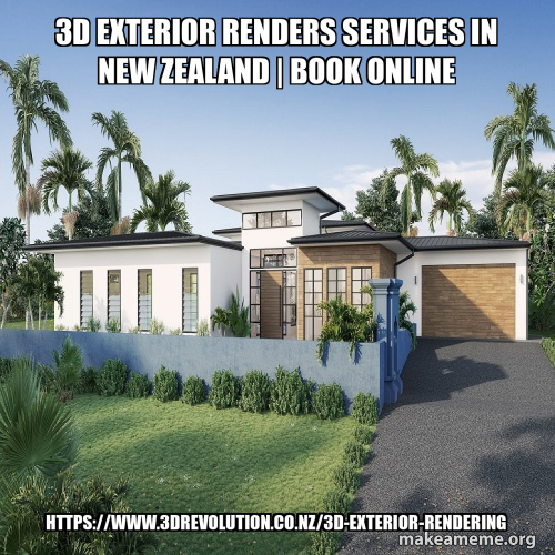 3D Exterior Renders Services in New Zealand | Book Online https://www ...
