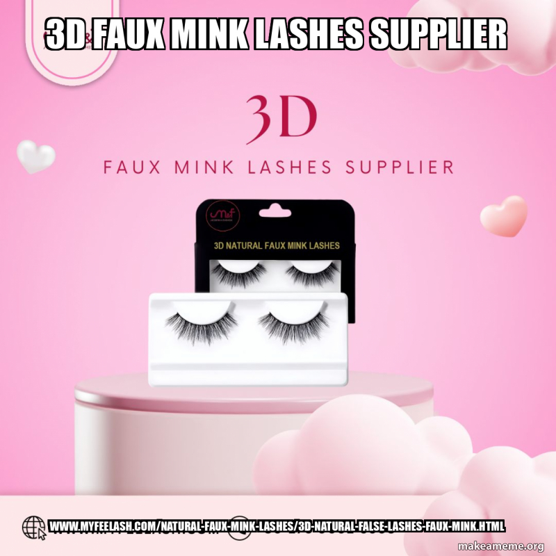 3D Faux Mink Lashes Supplier www.myfeelash.com/Natural-Faux-Mink-Lashes ...