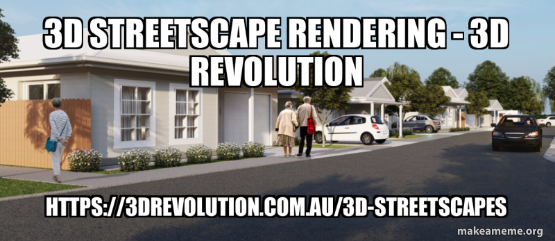 3D Streetscape Rendering - 3D Revolution https://3drevolution.com.au/3d ...
