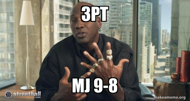 3pt MJ 9-8 Meme Generator