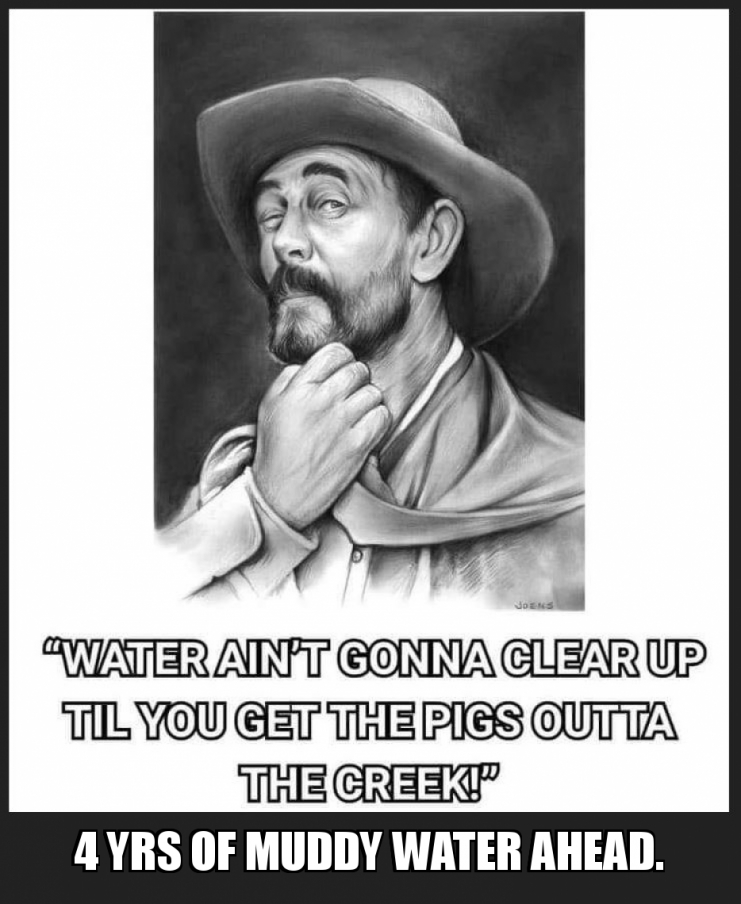4 yrs of muddy water ahead. Meme Generator