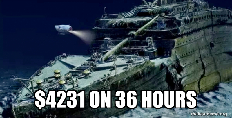 $4231 on 36 hours Meme Generator