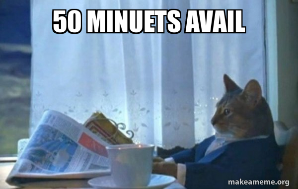 50 minuets avail - Sophisticated Cat Meme Generator