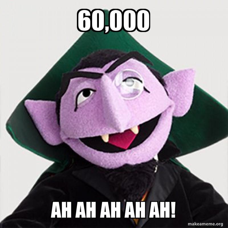 60,000 AH AH AH AH AH! Meme Generator