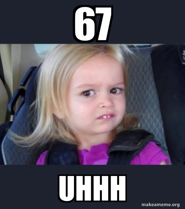 67 uhhh - Side-Eyes Chloe Meme Generator
