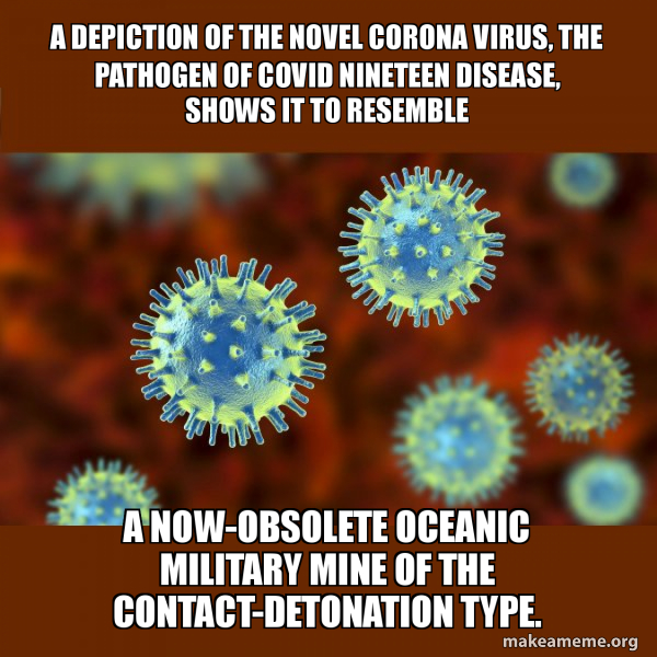 A depiction of the novel corona virus, the pathogen of covid nineteen ...