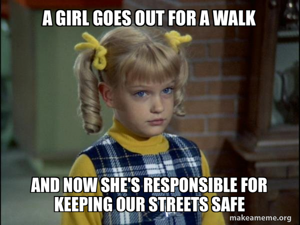 A girl goes out for a walk And now she's responsible for keeping our ...