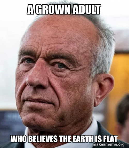 A GROWN ADULT WHO BELIEVES THE EARTH IS FLAT Meme Generator