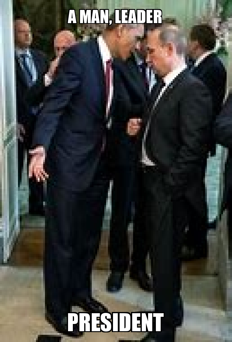 A man, leader president Meme Generator