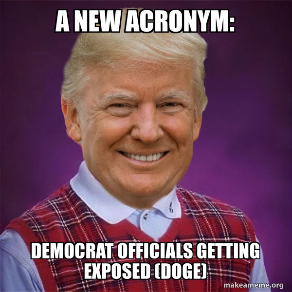 A NEW ACRONYM: DEMOCRAT OFFICIALS GETTING EXPOSED (DOGE) - Bad Luck ...