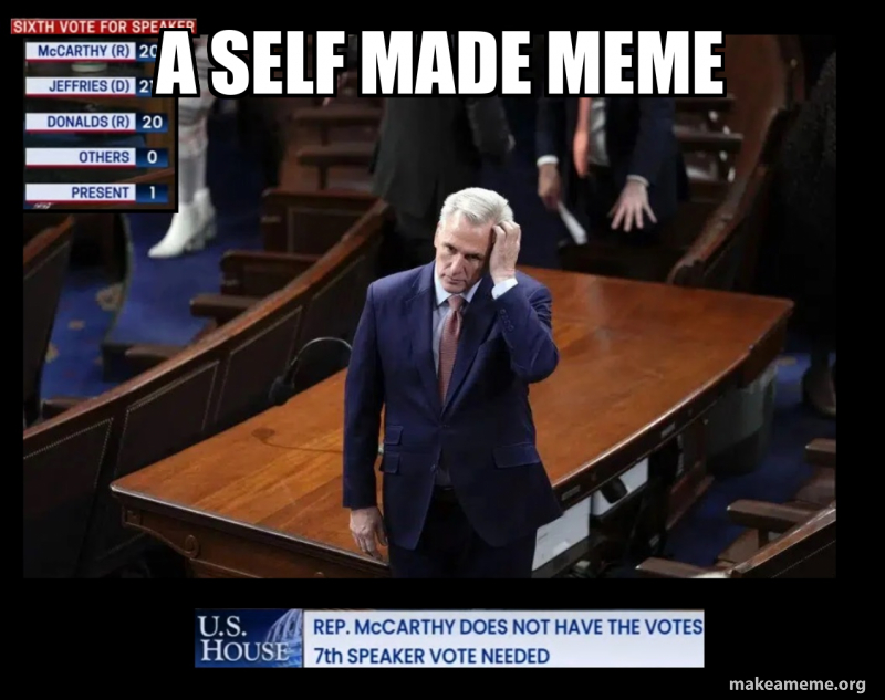 a self made meme Meme Generator