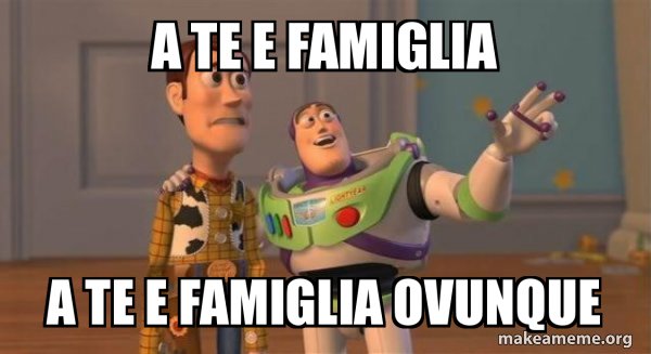 a te e famiglia a te e famiglia ovunque - Buzz and Woody (Toy Story ...