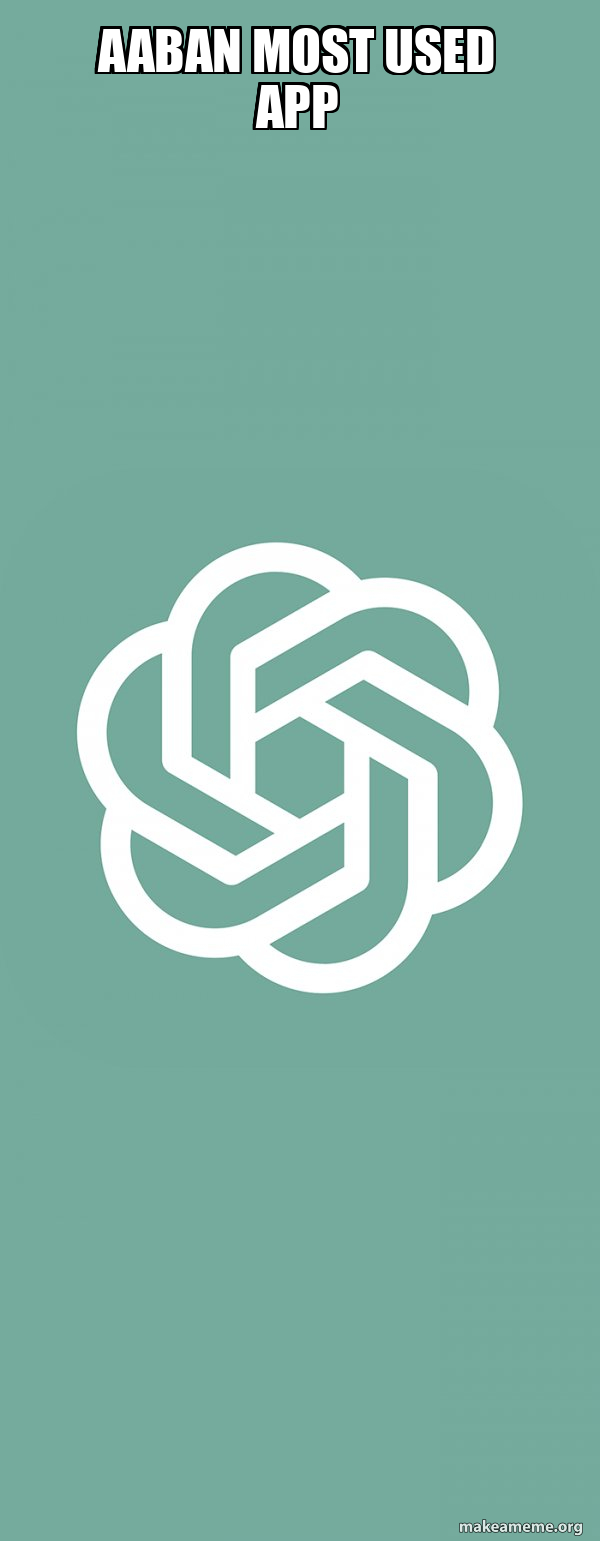 Aaban most used app - ChatGPT Meme Generator