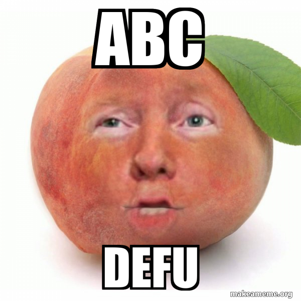 ABC defu - Impeached Donald Trump Meme Generator