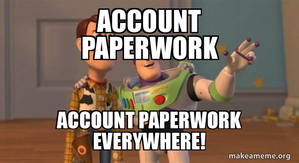 account paperwork account paperwork everywhere! - Buzz and Woody (Toy ...