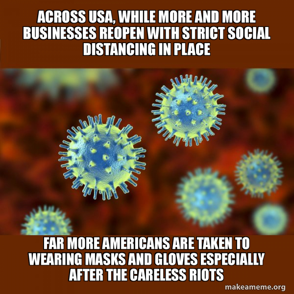 ACROSS USA, WHILE MORE AND MORE BUSINESSES REOPEN WITH STRICT SOCIAL ...