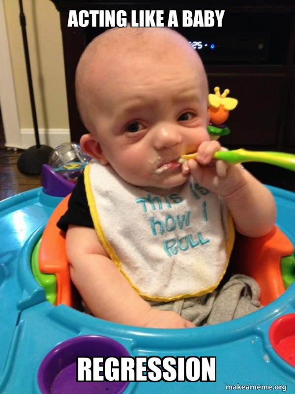 Acting like a baby Regression - The Most Interesting Baby in the World ...
