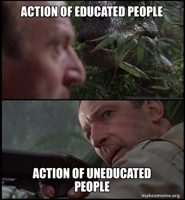 action of educated people action of uneducated people - Clever Girl ...