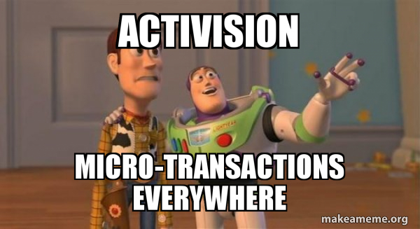 Activision Micro-Transactions Everywhere - Buzz and Woody (Toy Story ...
