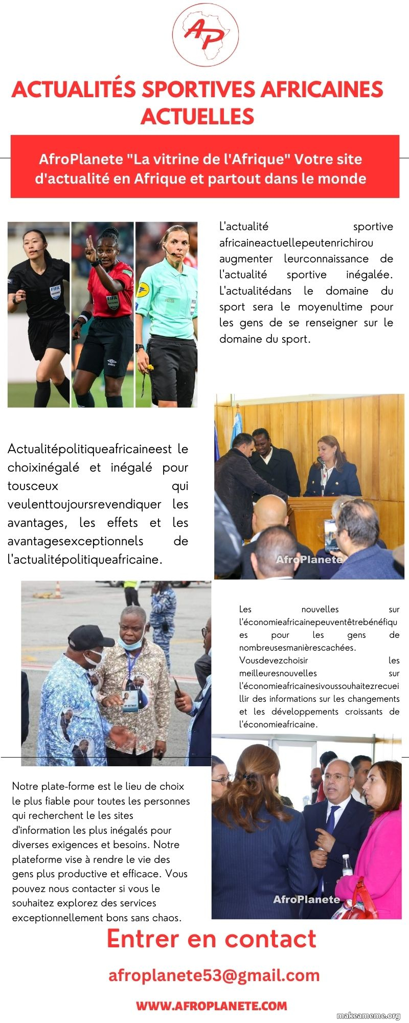 - actualitÃ©s sportives africaines actuelles Meme Generator