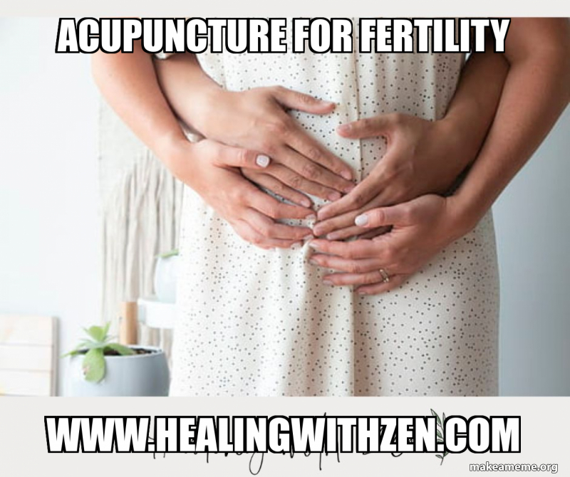 Acupuncture for Fertility www.healingwithzen.com Meme Generator